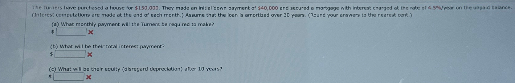 Solved (Interest computations are made at the end of each | Chegg.com