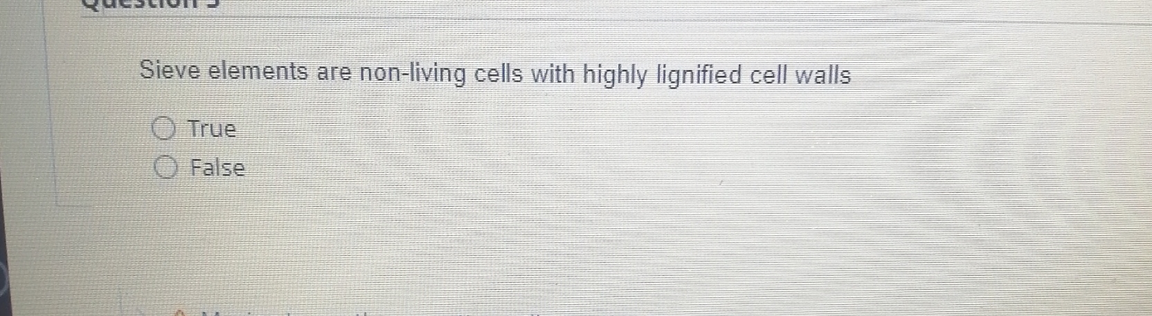 Solved Sieve elements are non-living cells with highly | Chegg.com