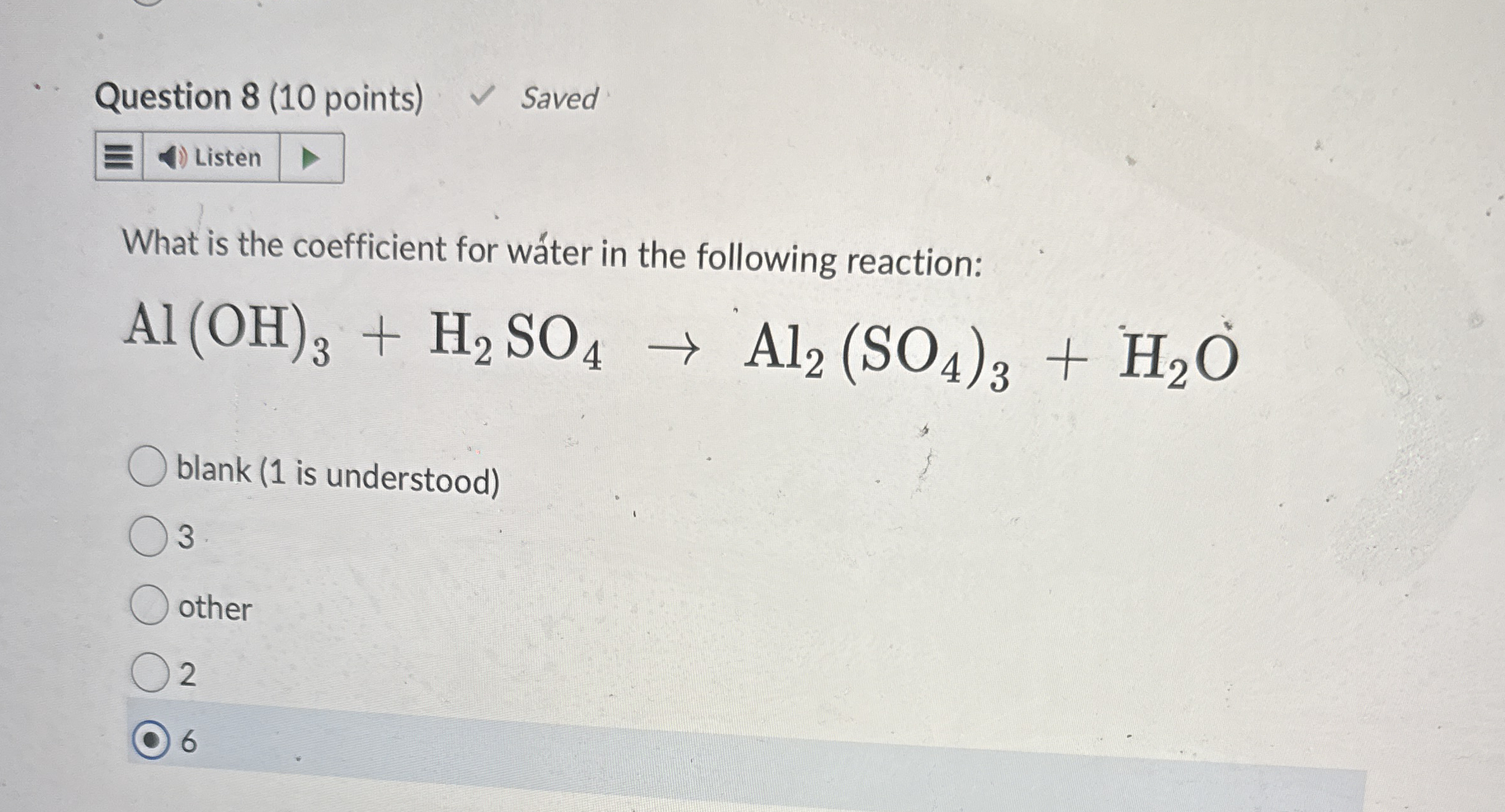 Solved Question 8 (10 ﻿points) ﻿Saved What is the | Chegg.com
