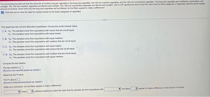 Cick the ioon to viw the data for ricodine levels for | Chegg.com
