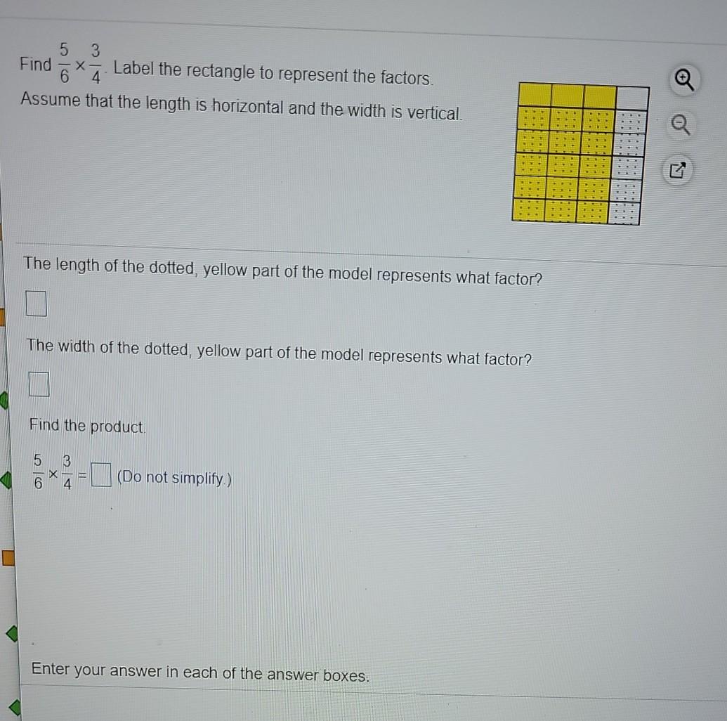 Solved 5 3 Find 67. Label the rectangle to represent the | Chegg.com