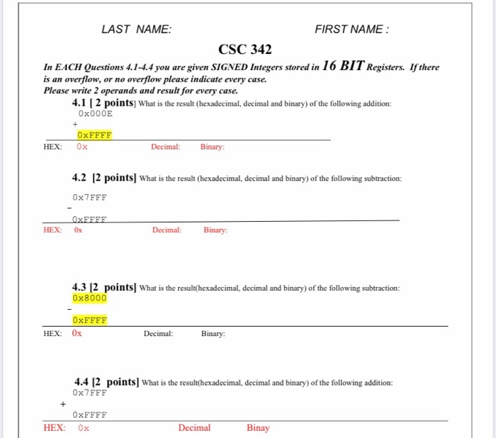 Solved Can you please show step by step how to solve each | Chegg.com
