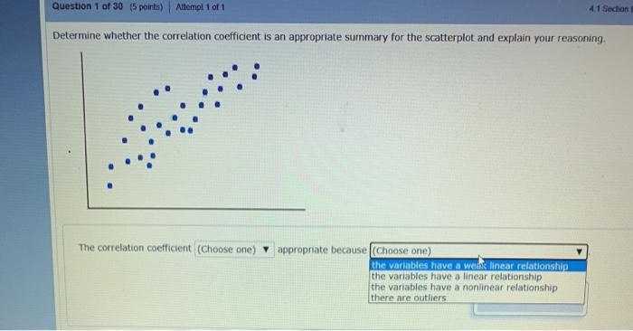 Solved Determine Whether The Correlation Coefficient Is An