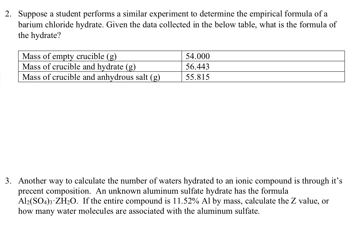 Solved Suppose a student performs a similar experiment to | Chegg.com