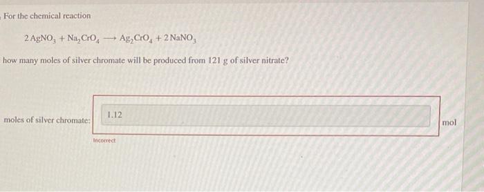 Solved For the chemical reaction | Chegg.com