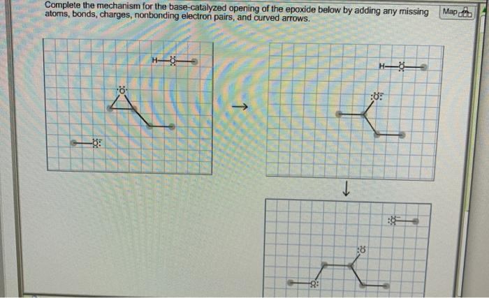 Solved Map Complete the mechanism for the base-catalyzed | Chegg.com