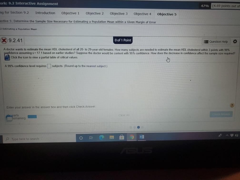 Solved ork: 9.2 Interactive Assignment 47% (4.69 points out | Chegg.com