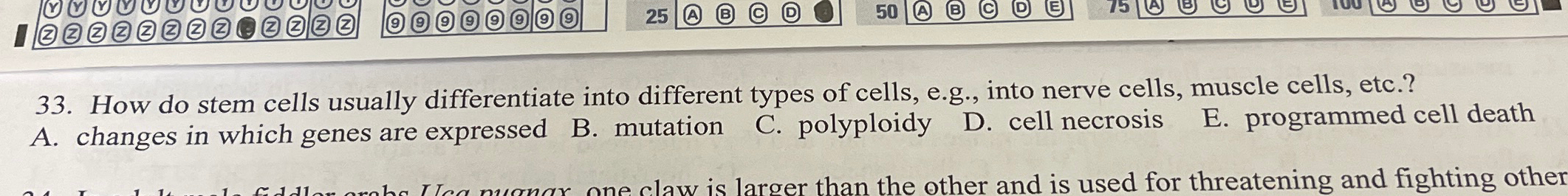 Solved How do stem cells usually differentiate into | Chegg.com