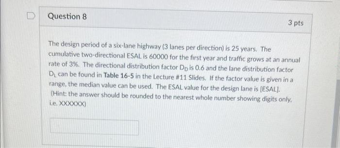 Solved Step 5 (Cont'd): TABLE 16-5 Recommended Values for | Chegg.com