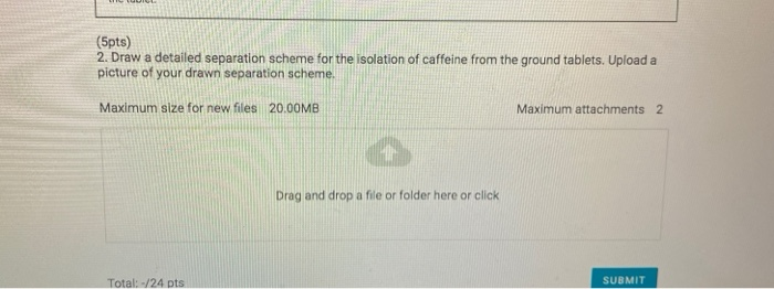 Solved (5pts) 2. Draw a detailed separation scheme for the | Chegg.com