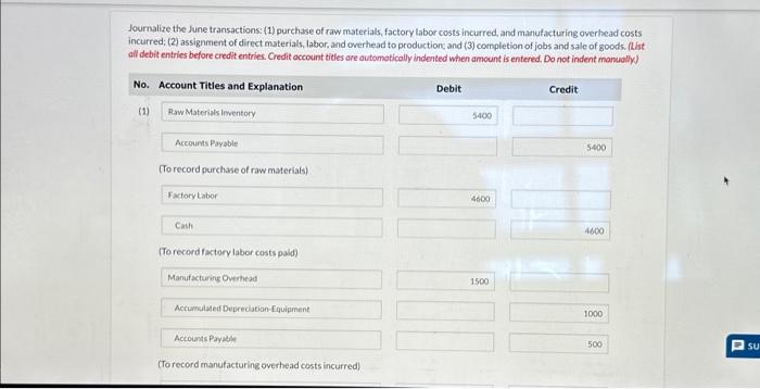 Solved Post the entries to Work in Process Inventory. (Post | Chegg.com