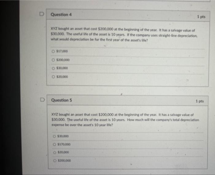 Solved Question 1 1pts An example of an intangible asset | Chegg.com