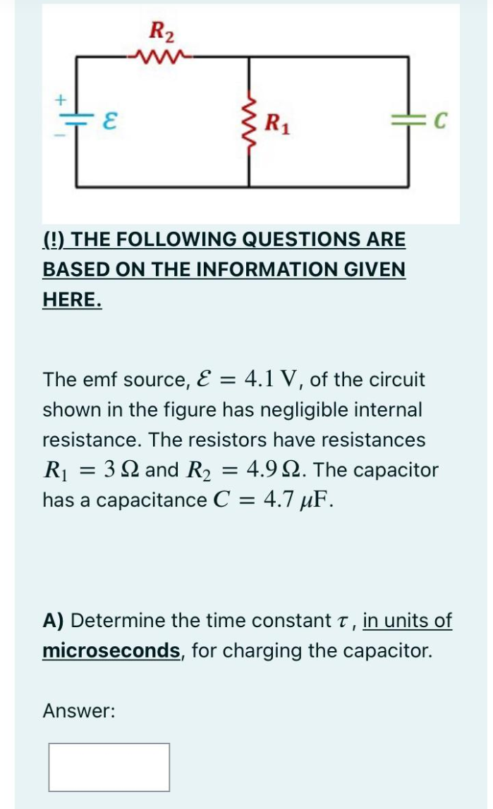 Solved R2 ε R1 (!) THE FOLLOWING QUESTIONS ARE BASED ON THE | Chegg.com
