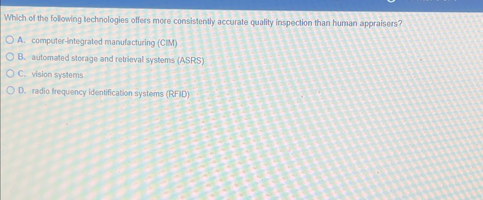 Solved Which of the following technologies offers more | Chegg.com
