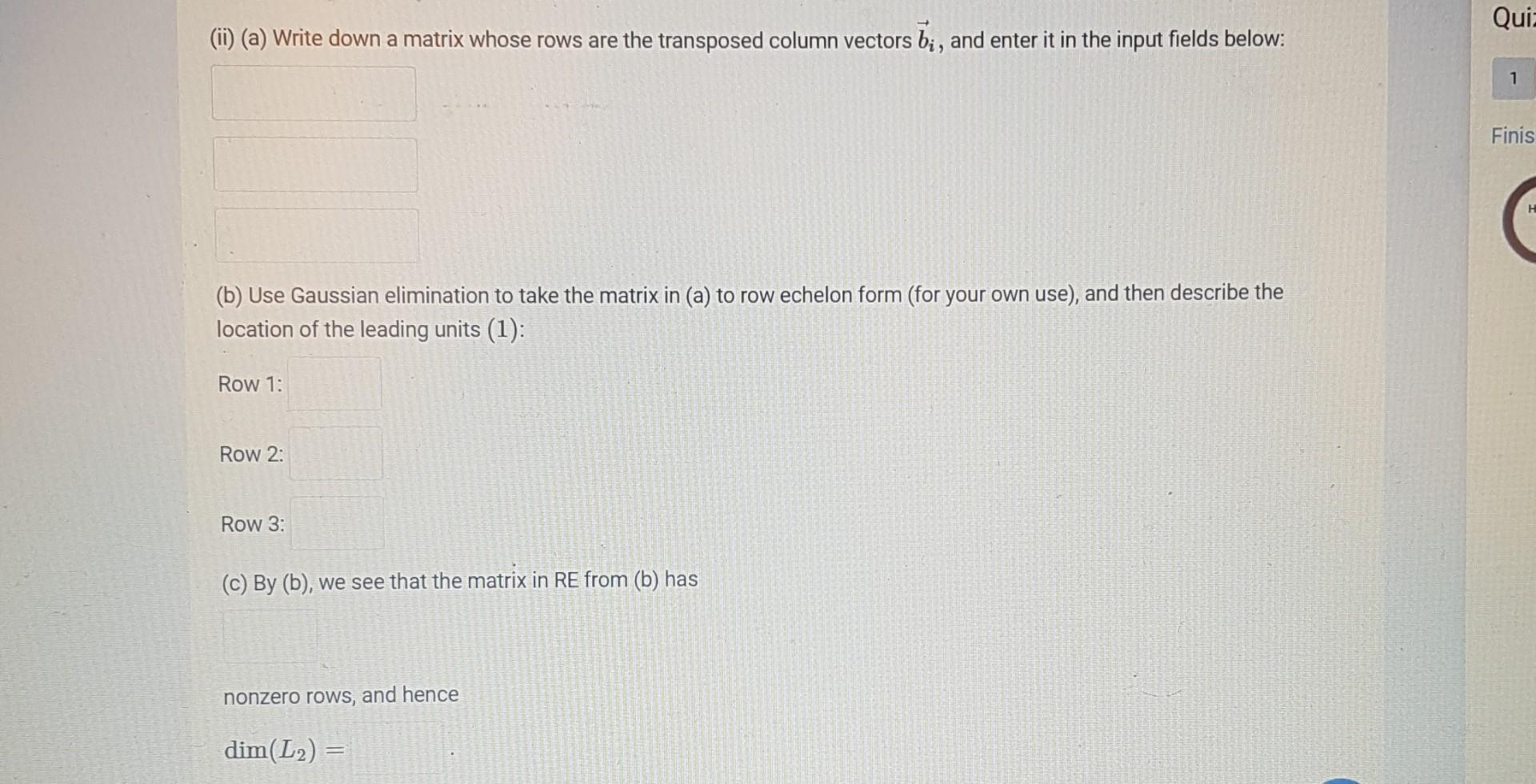 Solved (Subspaces: Bases \& Dimensions, Sums of Subspaces). | Chegg.com