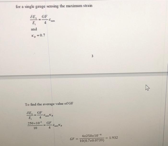 Solved An axial strain gauge and a transverse strain gauge | Chegg.com