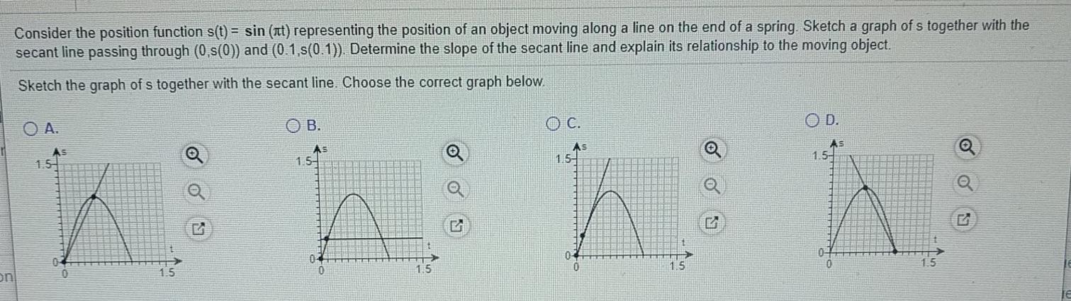 Solved Consider The Position Function Representing The