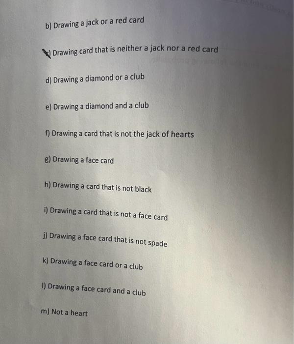 Solved 1) The experiment is to roll a fair die once. Find | Chegg.com