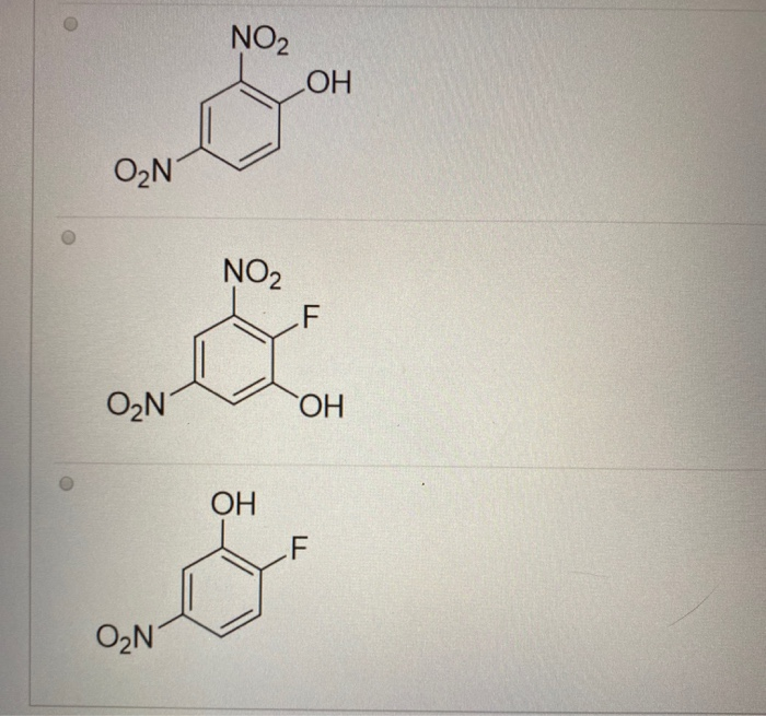 Solved What is the product of the following reaction? NO2 F. | Chegg.com