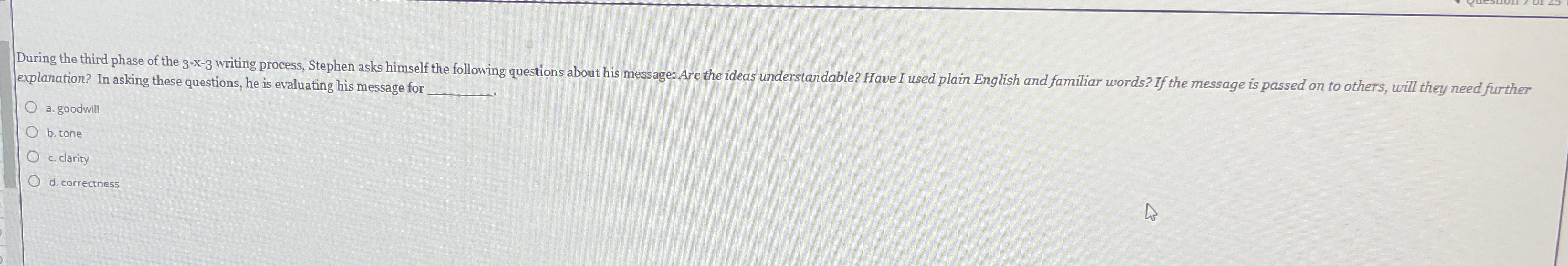Solved explanation? In asking these questions, he is | Chegg.com