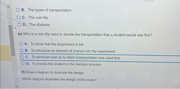 Solved A student wanted to compare two types of commuting | Chegg.com