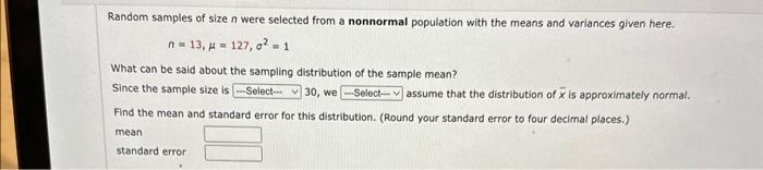 Solved A random sample of size n=25 is selected from a | Chegg.com