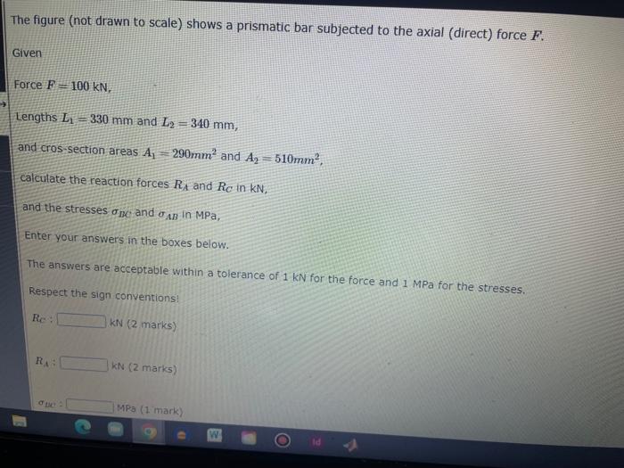 Solved Question 1.The figure (not drawn to scale) shows a | Chegg.com