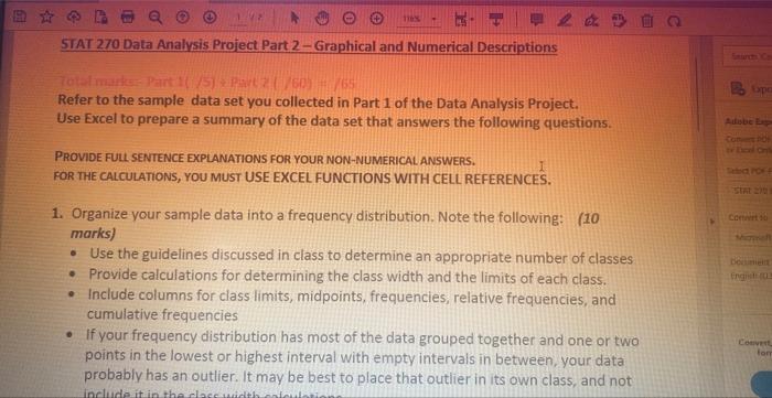 Solved Refer to the sample data set you collected in Part 1 | Chegg.com