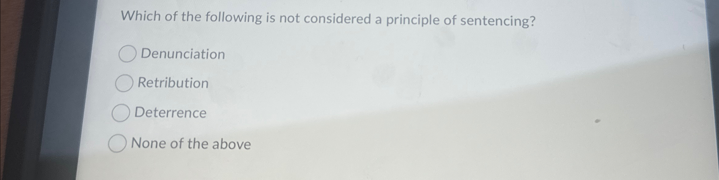 Solved Which of the following is not considered a principle | Chegg.com
