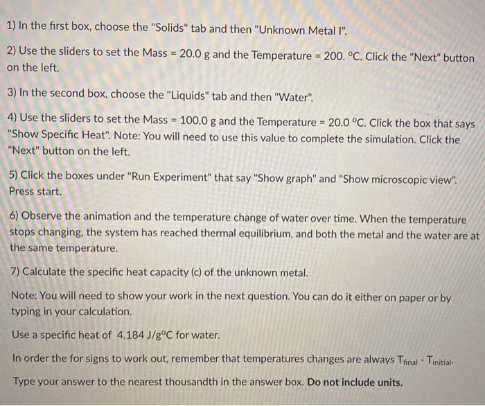 Solved 1) In the first box, choose the "Solids" tab and then | Chegg.com