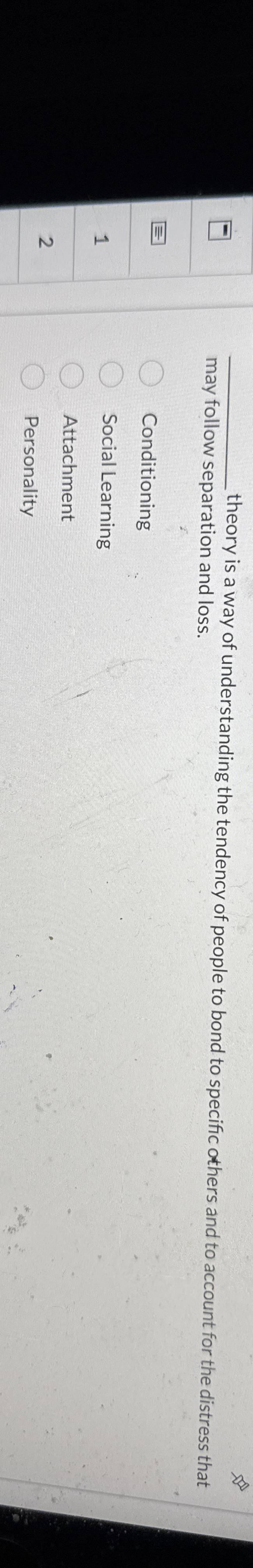 Solved q, ﻿theory is a way of understanding the tendency of | Chegg.com