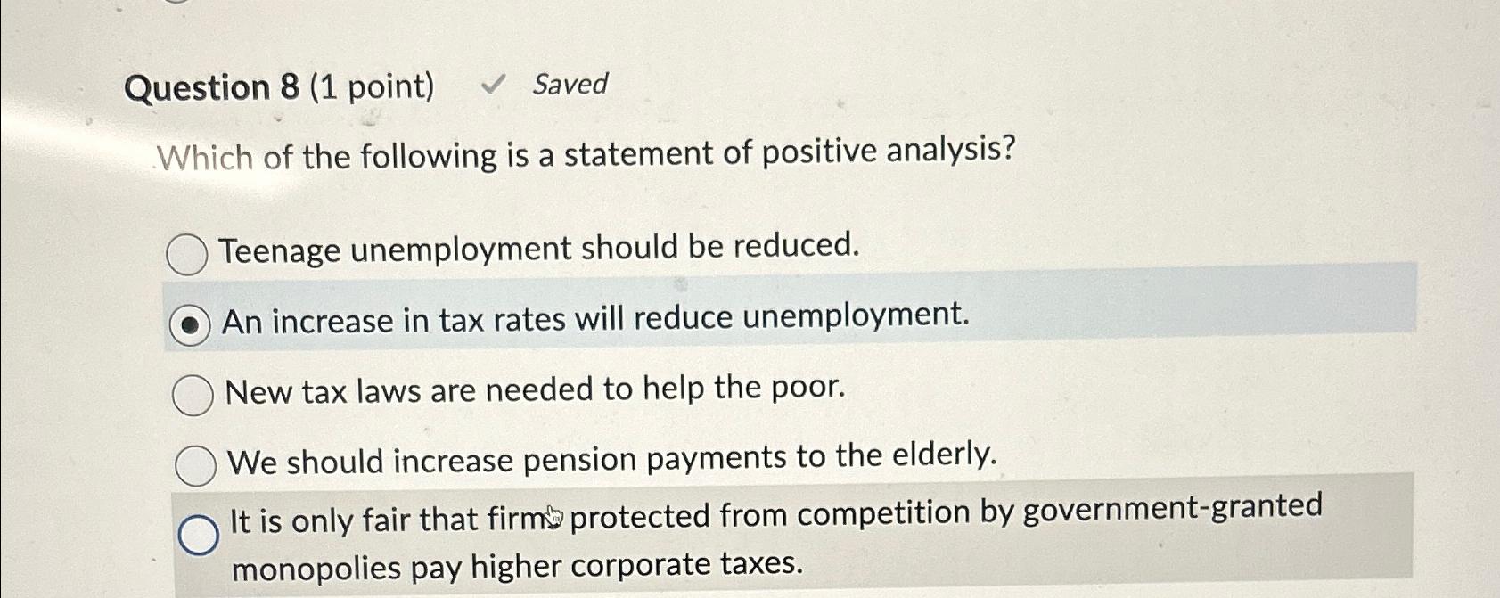 Solved Question 8 (1 point) SavedWhich of the following | Chegg.com Solved Question 8 (1 point) SavedWhich of the following | Chegg.com