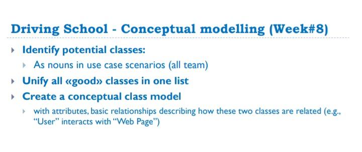 Solved Week 7. Initial conceptual model Upload the list of | Chegg.com
