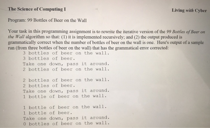 Solved The Science of Computing I Living with Cyber Program: | Chegg.com