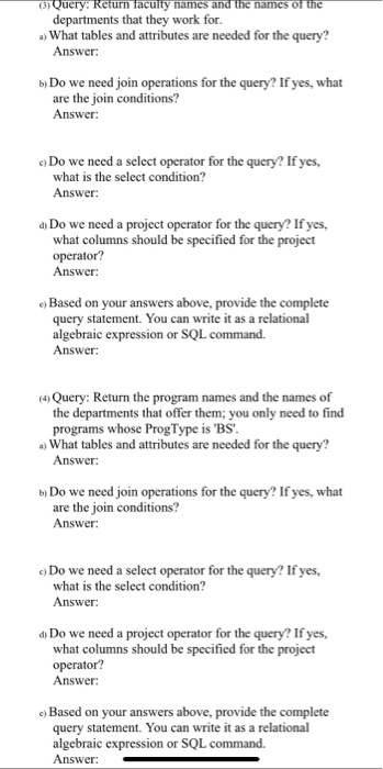 Solved Pay Attention To The Foreign Key Constraints And