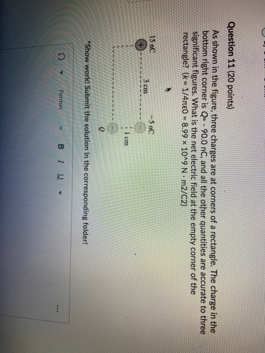 Solved Question 11 (20 points) As shown in the figure, three | Chegg.com