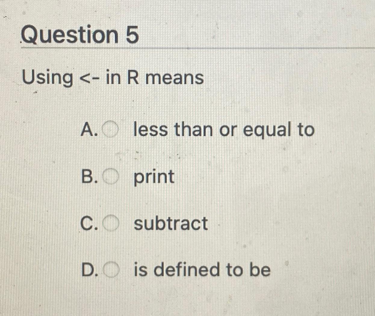 Solved Question 5using 