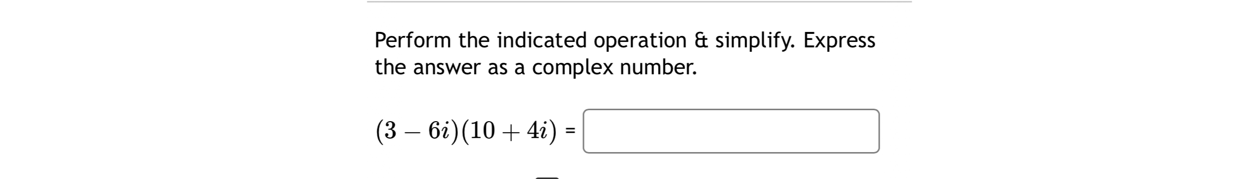 Solved Perform the indicated operation & simplify. Express | Chegg.com