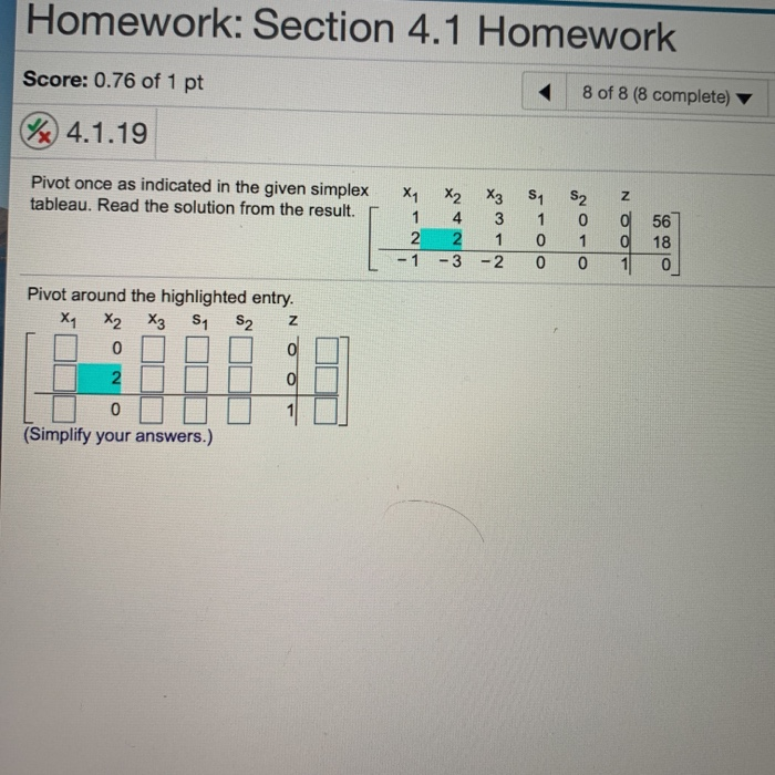 Solved Homework: Section 4.1 Homework Score: 0.76 of 1 pt 8 | Chegg.com