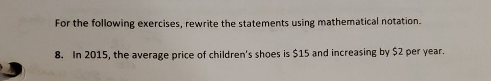 Solved For the following exercises, rewrite the statements | Chegg.com
