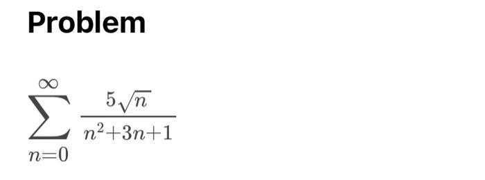 Solved For each of the following positive-term series, | Chegg.com