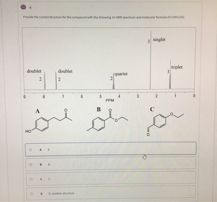 Solved provide the correct structure for the compund with | Chegg.com