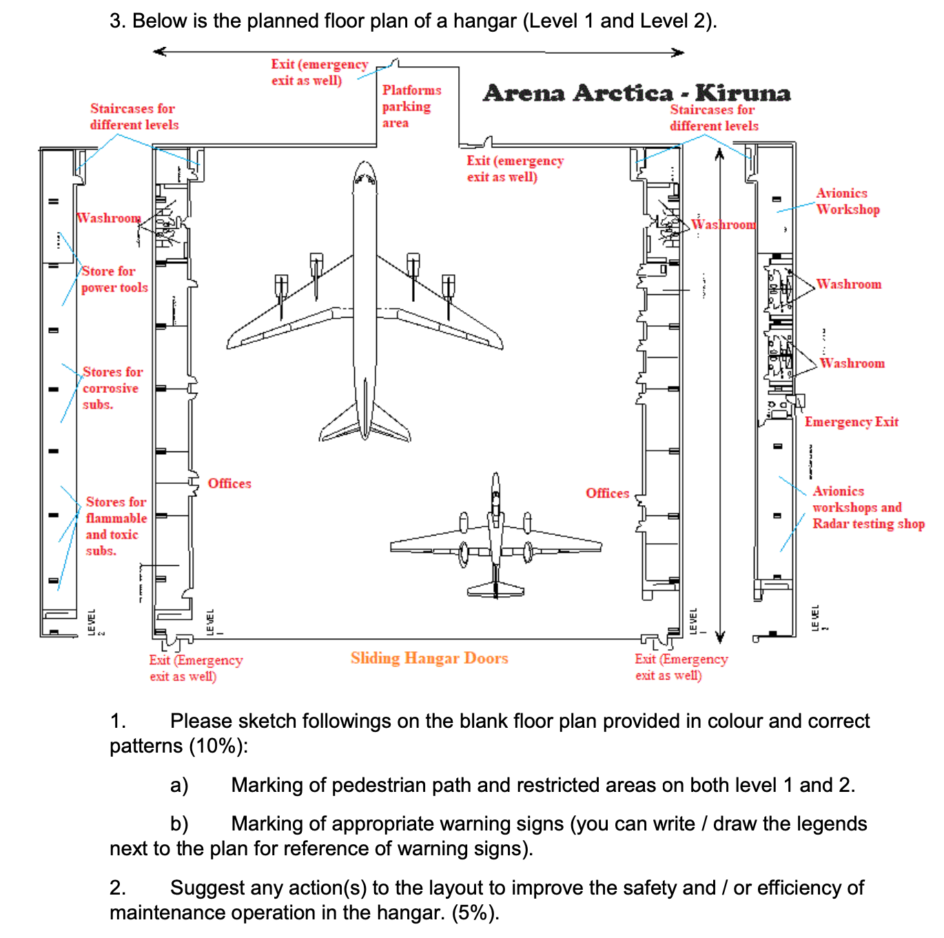 Solved ANSWER ALL THE PARTS:Below is the planned floor plan | Chegg.com
