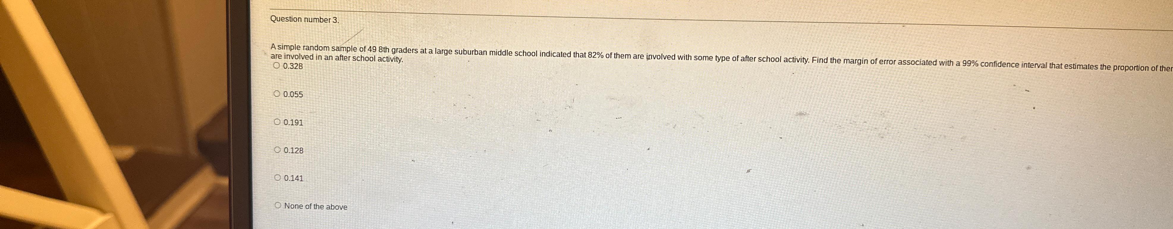 Solved Question number 3 ﻿are involved in an after school | Chegg.com