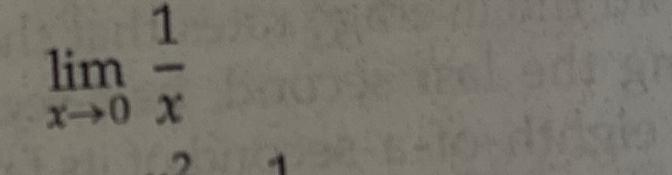 Solved limx→01x | Chegg.com