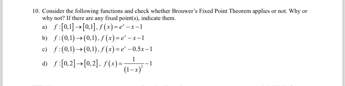 Solved Consider the following functions and check whether | Chegg.com Solved Consider the following functions and check whether | Chegg.com
