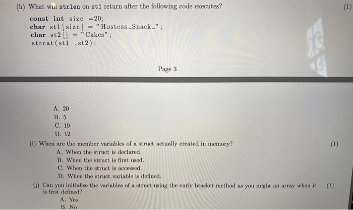 Solved int all {5,6,7,8}; int *b = new int [5]; int *c = b; | Chegg.com