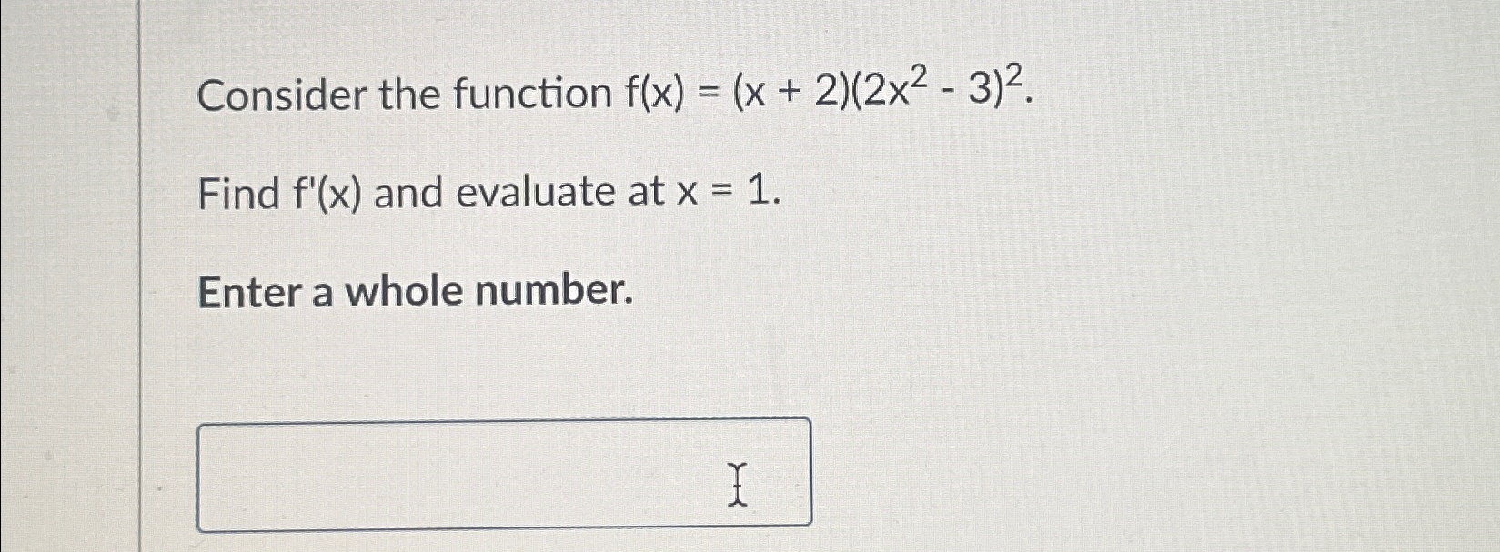 Solved Consider The Function F X X 2 2x2 3 2 Find F X