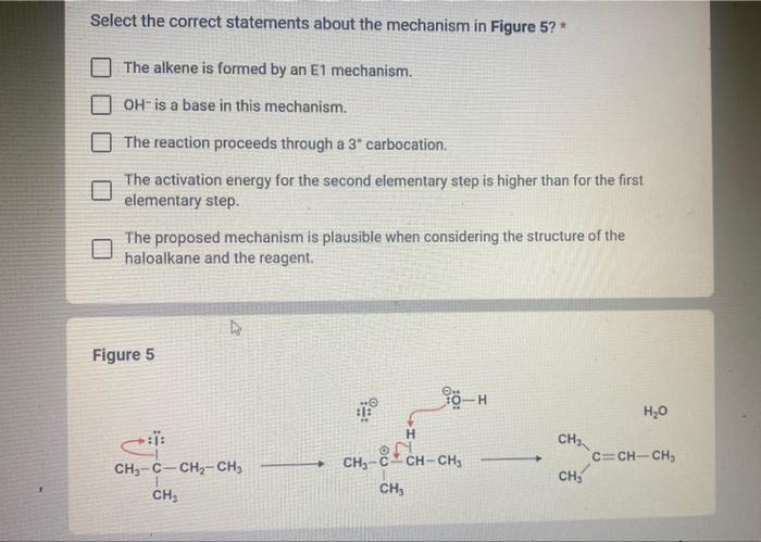Solved Select the correct statements about the mechanism in | Chegg.com