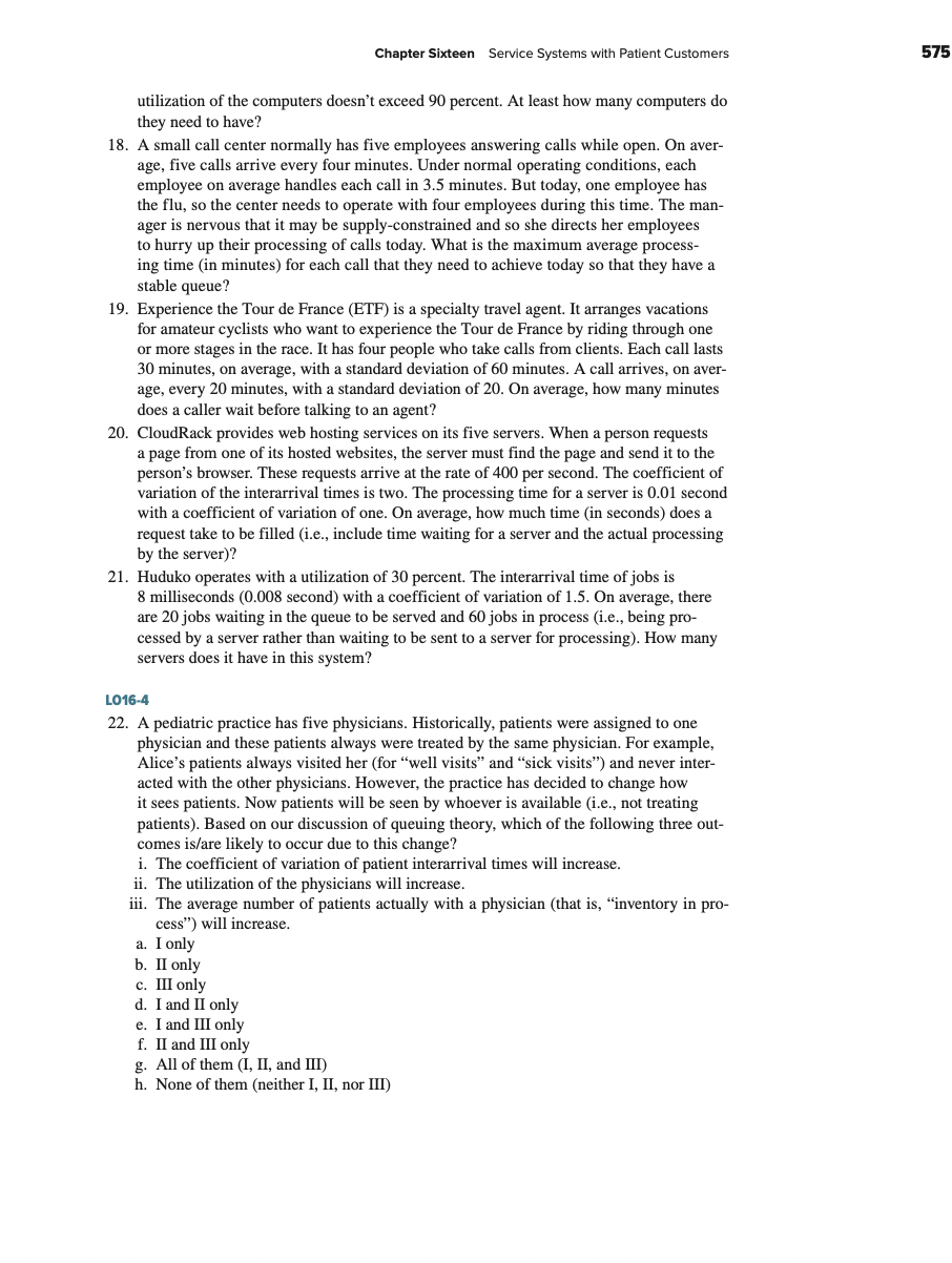 Solved utilization of the computers doesn't exceed 90 | Chegg.com